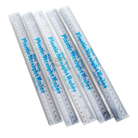 QUALITY PLASTIC STRAIGHT RULER 12″/30CM 1S | Q-Stationers E-Commerce Site
